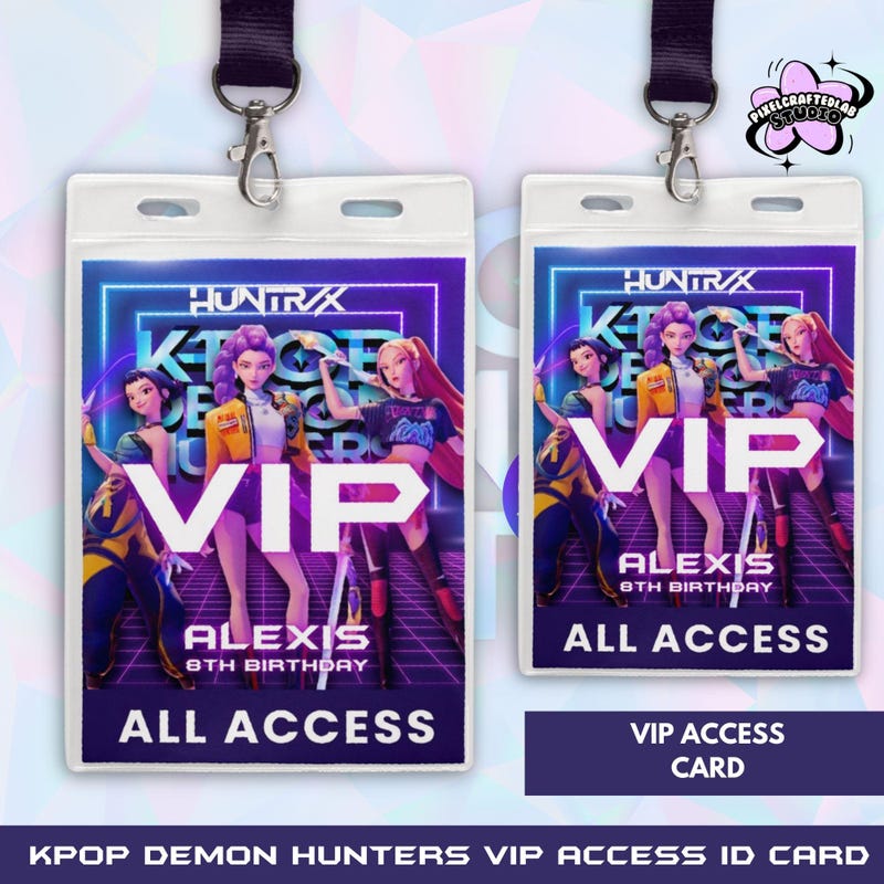 Vip Pass Huntrix - Etsy