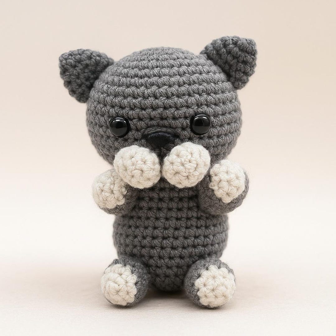 Cute Amigurumi Kitty Cat Crochet Pattern PDF, Easy Cat Plushie Tutorial ...