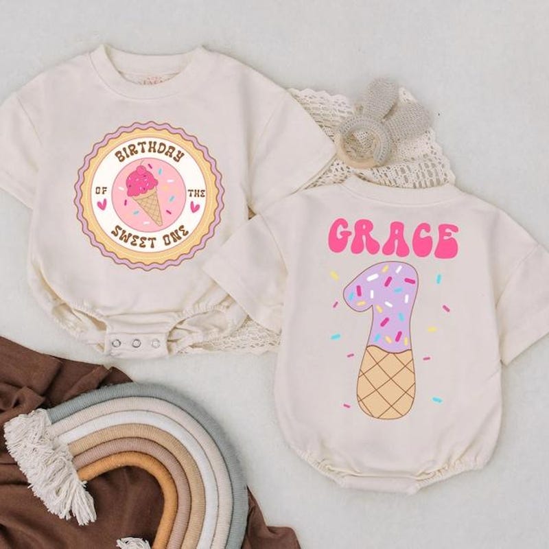 Ice Cream Romper - Etsy