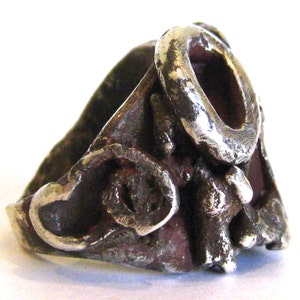 Vintage 50s Mid Century Modernist Organic Sterling Silver Studio ...