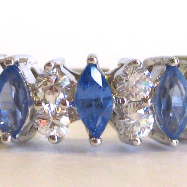 Faux Blue Topaz Ring - Etsy