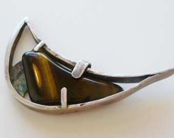 Vintage 50s Mid Century Modernist Sterling Silver Studio | Etsy