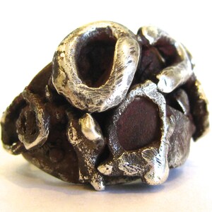 Vintage 50s Mid Century Modernist Organic Sterling Silver Studio ...