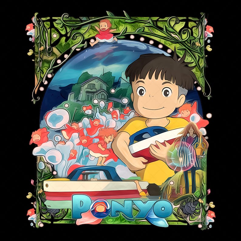 Ponyo Png, Studio Ghibli PNG, My Neighbor Totoro PNG, Princess Mononoke ...