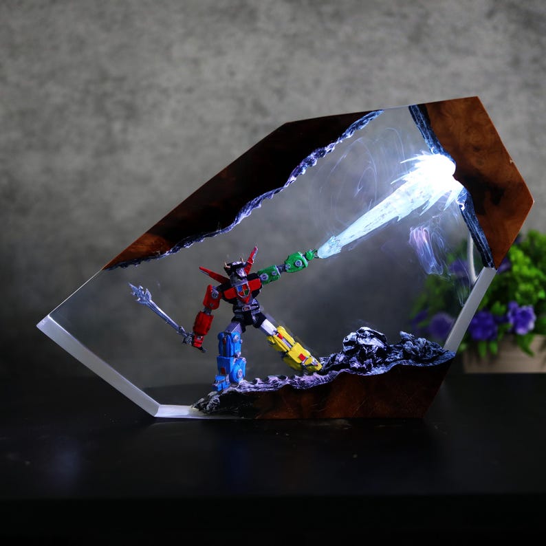 Custome Voltron Night Light, Voltron Figure, Voltron Legendary Defender ...
