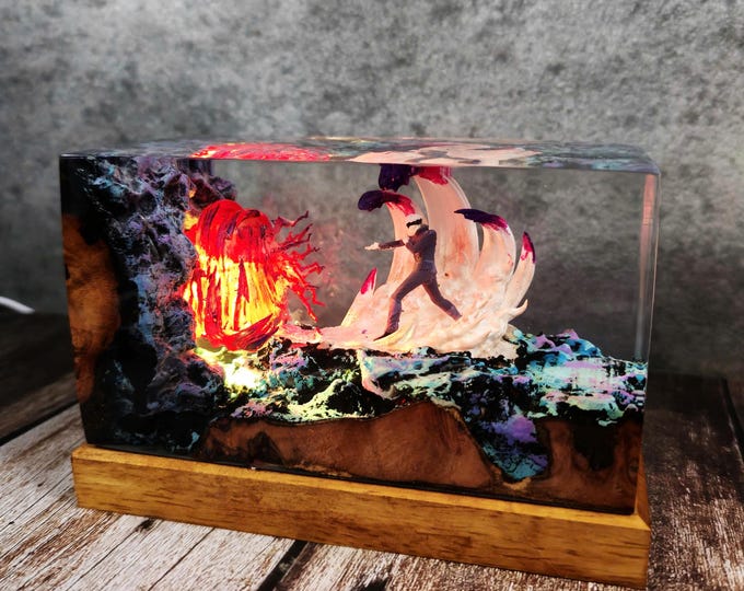 JJK Gojo Geto Anime Light Frame Box Painting Decor - Etsy