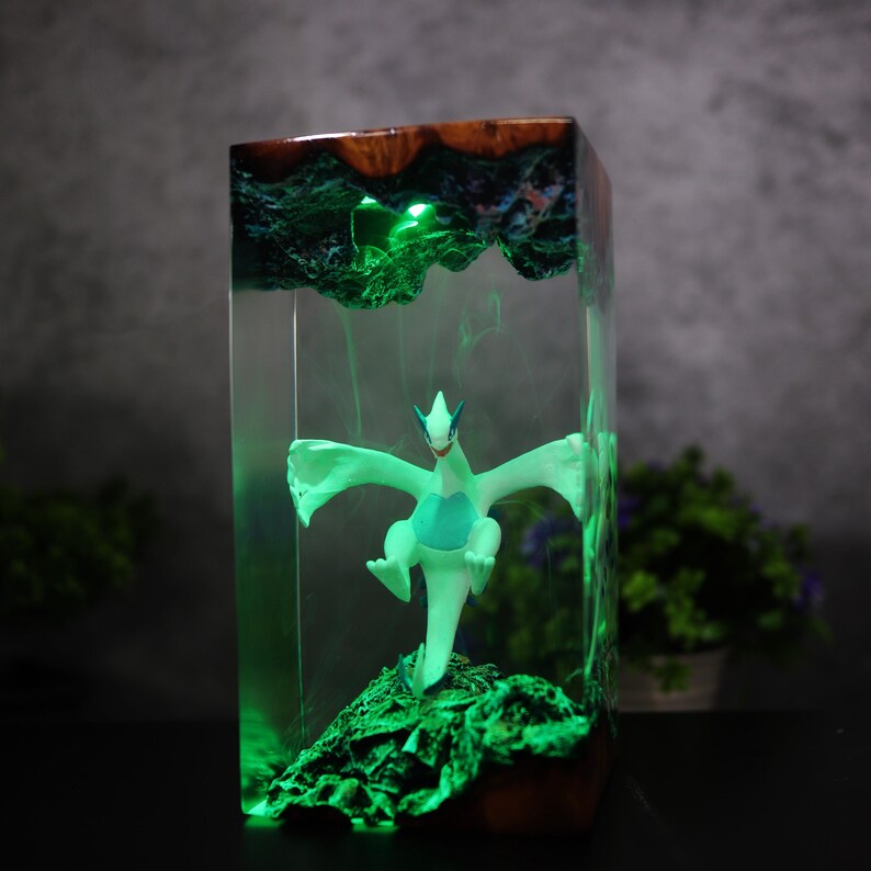 Cute Night Light for Kid, Hot Game Figure Night Light, Resin Lamp Decor ...