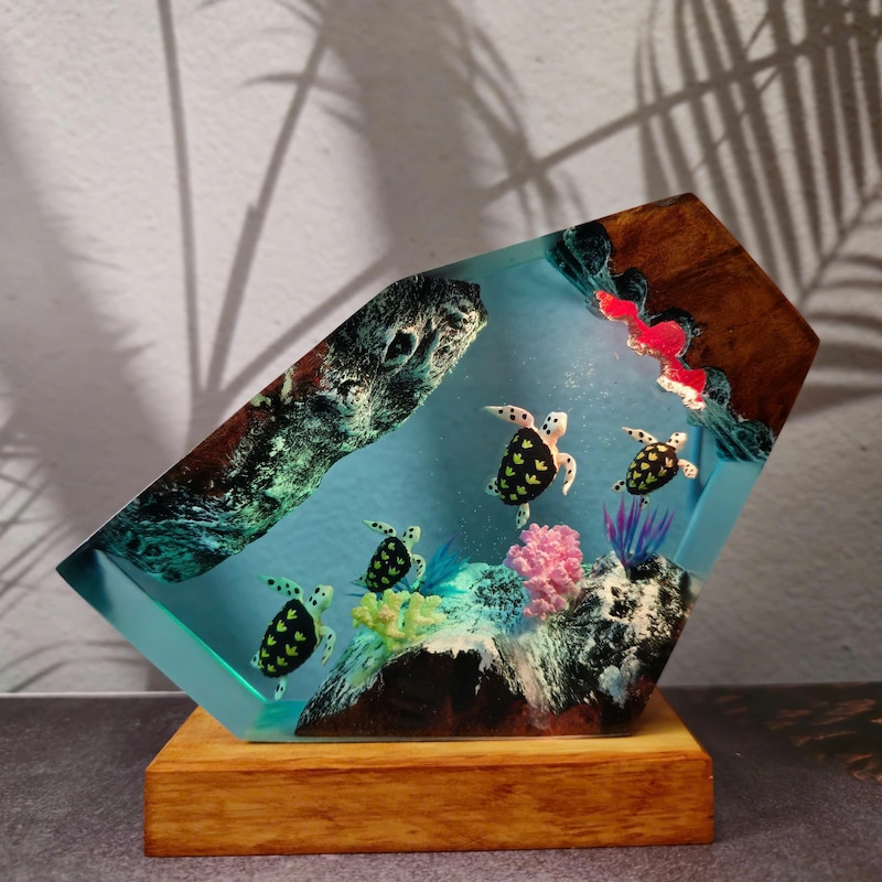 Led Resin Table - Etsy