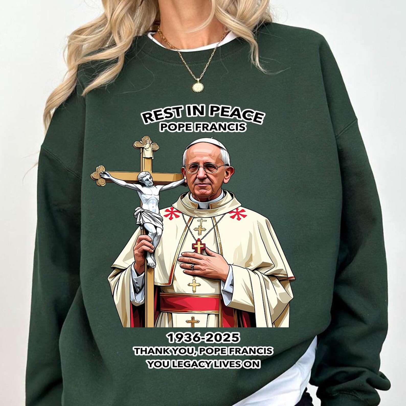 RIP Pope Francis 1936-2025, Pope Francis Memorial PNG, Pope Tribute ...