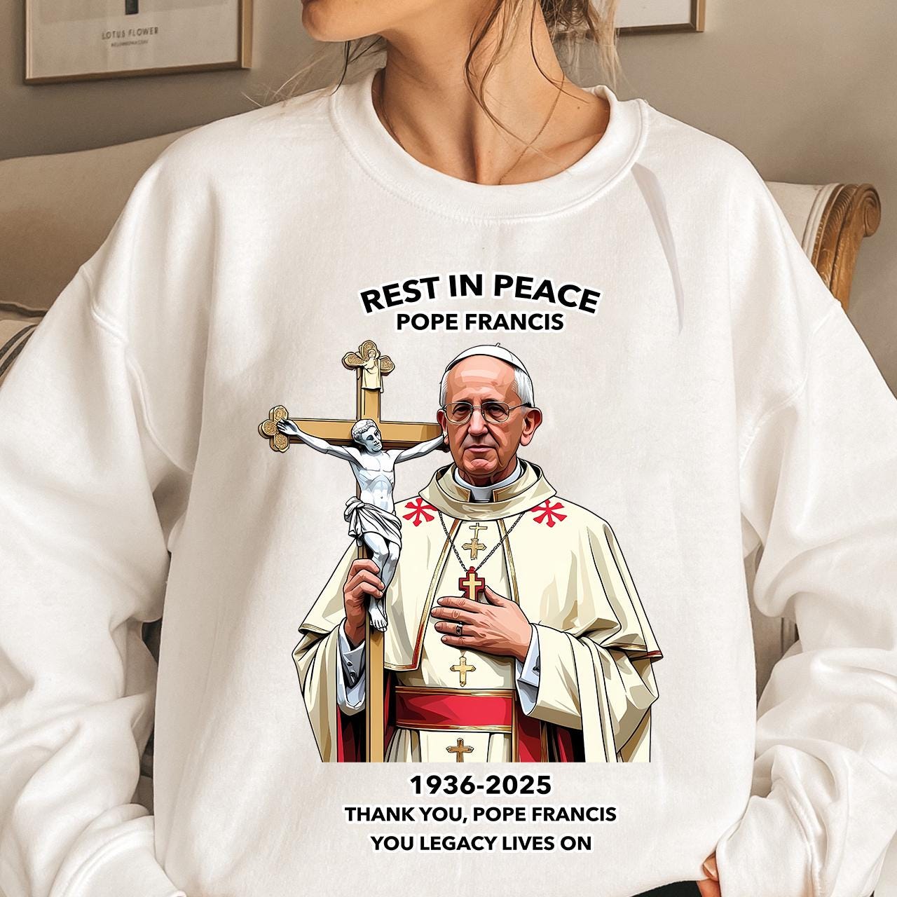 RIP Pope Francis 1936-2025, Pope Francis Memorial PNG, Pope Tribute ...