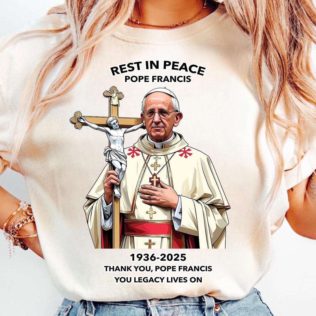 RIP Pope Francis 1936-2025, Pope Francis Memorial PNG, Pope Tribute ...