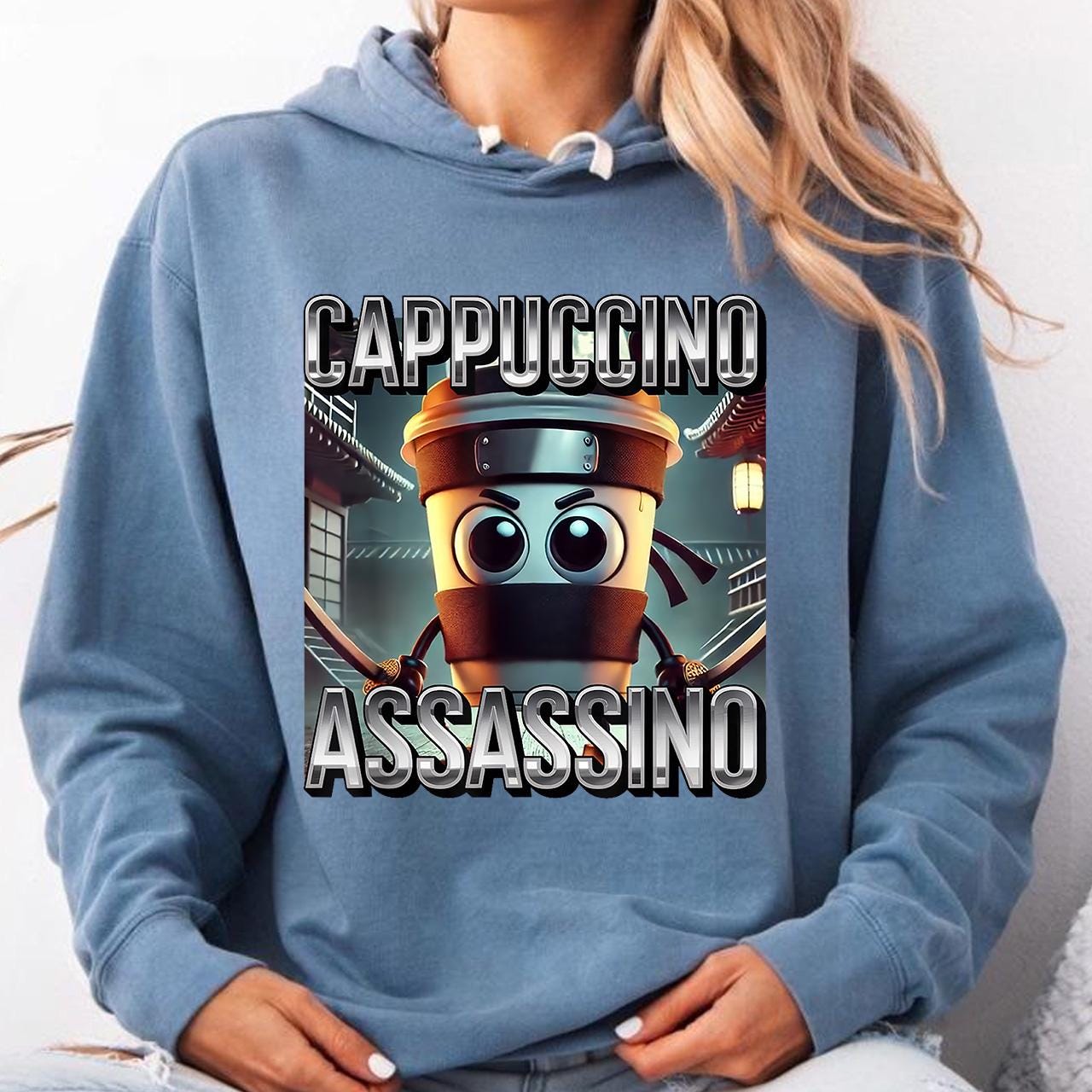 Cappuccino Assassino Meme PNG, Funny Baseball Bat Tee, Italian Brainrot ...