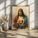Sacred Heart of Jesus Christian Wall Art, Catholic Art, Modern ...