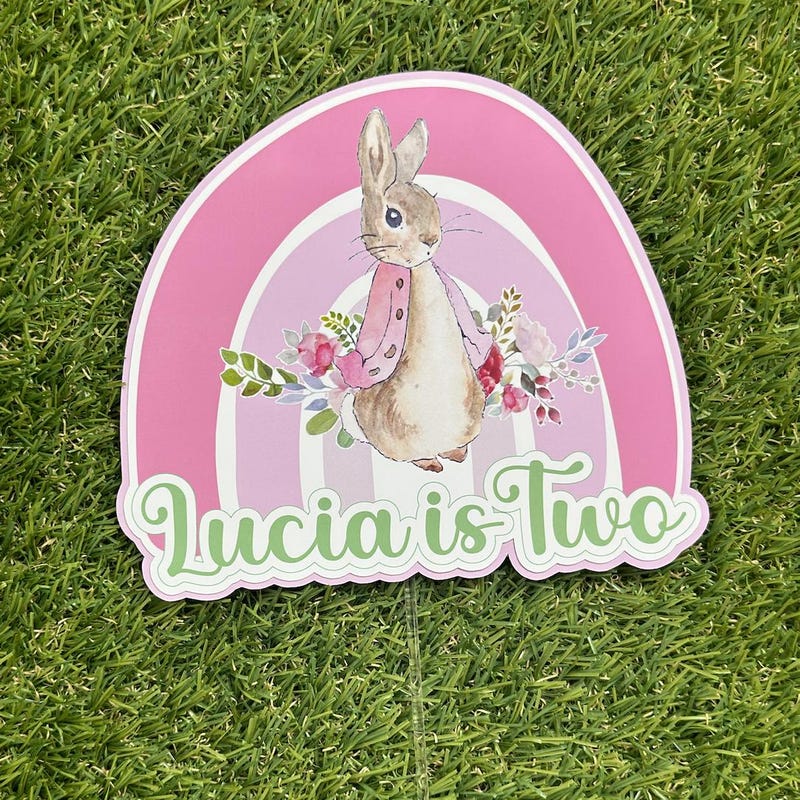 Peter Rabbit Cake Topper - Etsy Australia