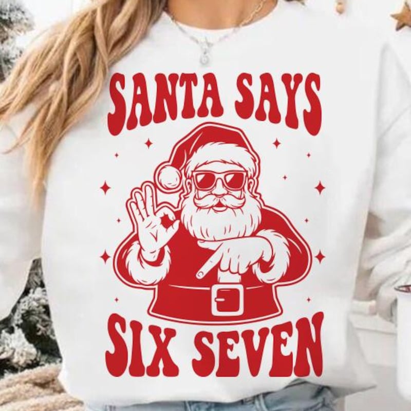 Santa Says 67 Ornament - Etsy