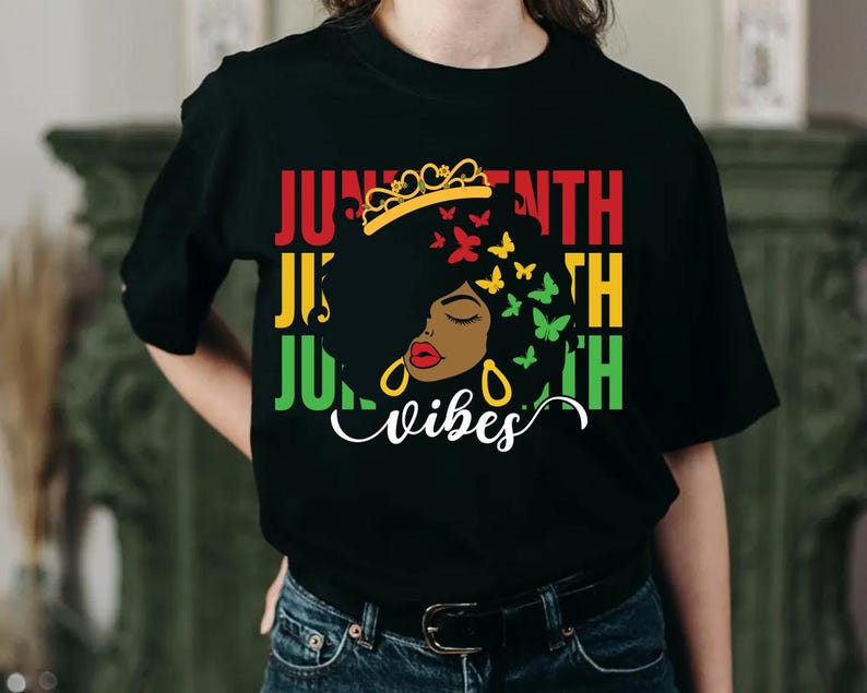 Juneteenth Vibes SVG: African American Real Independence Cut File - Etsy