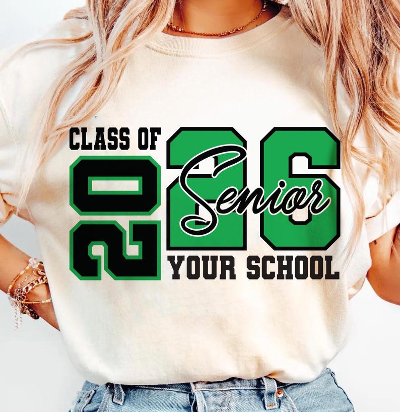 Class of 2026 Senior 2 Svg, Dxf, Eps, and Png, Senior 2026 Svg ...