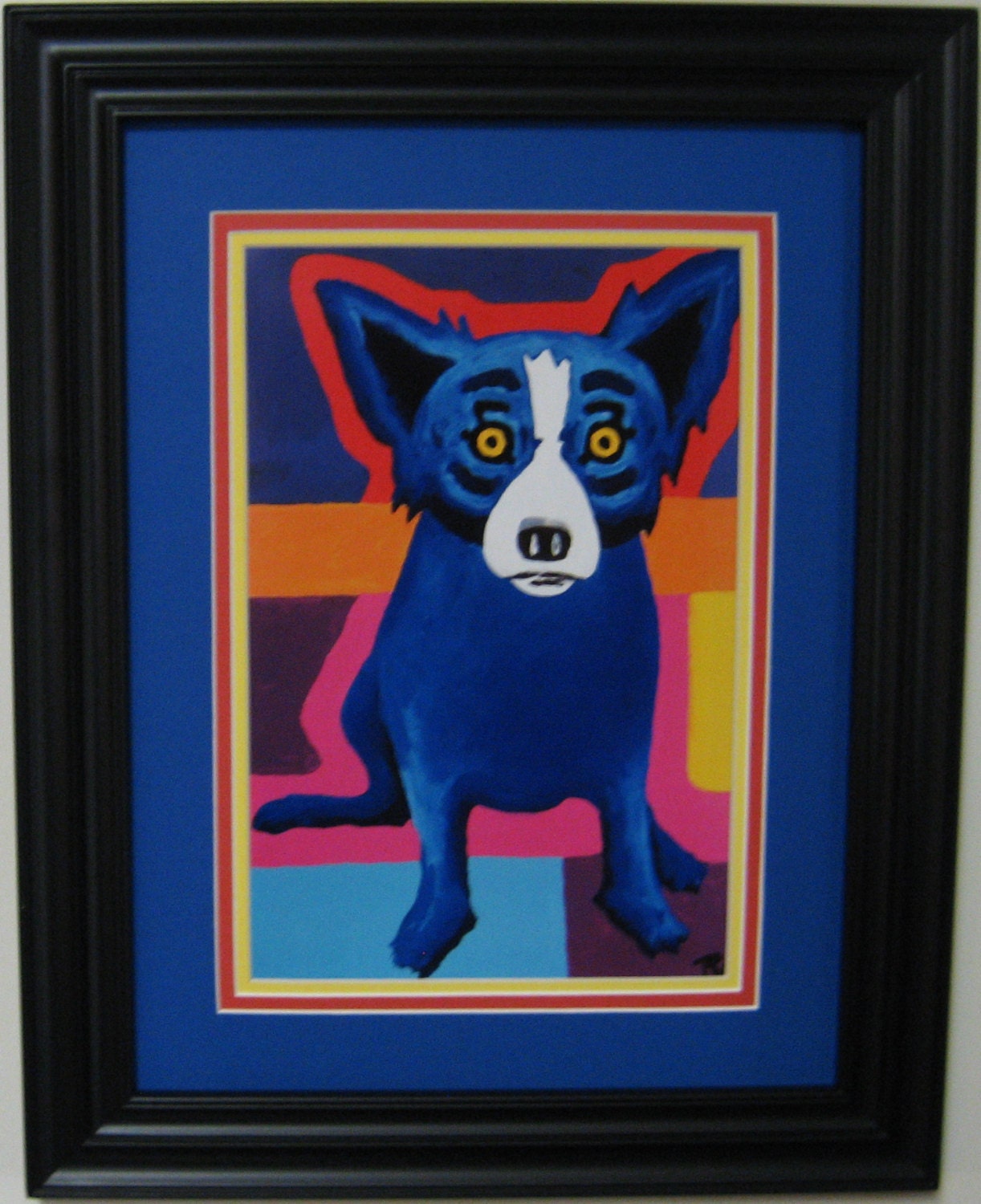 George Rodrigue BLUE DOG crayola Book Print | Etsy