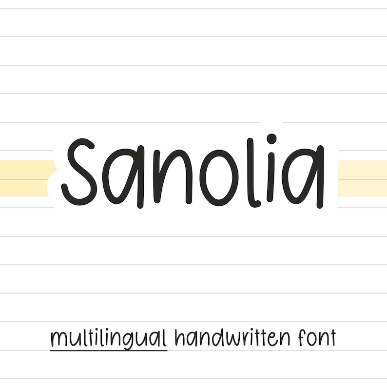 Neat Handwriting Font Goodnotes, Cozy Cute Handwritten Font for Planner ...