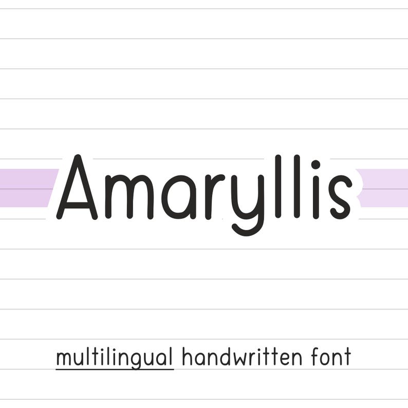 Neat Handwriting Font Goodnotes, Cozy Cute Handwritten Font for Planner ...