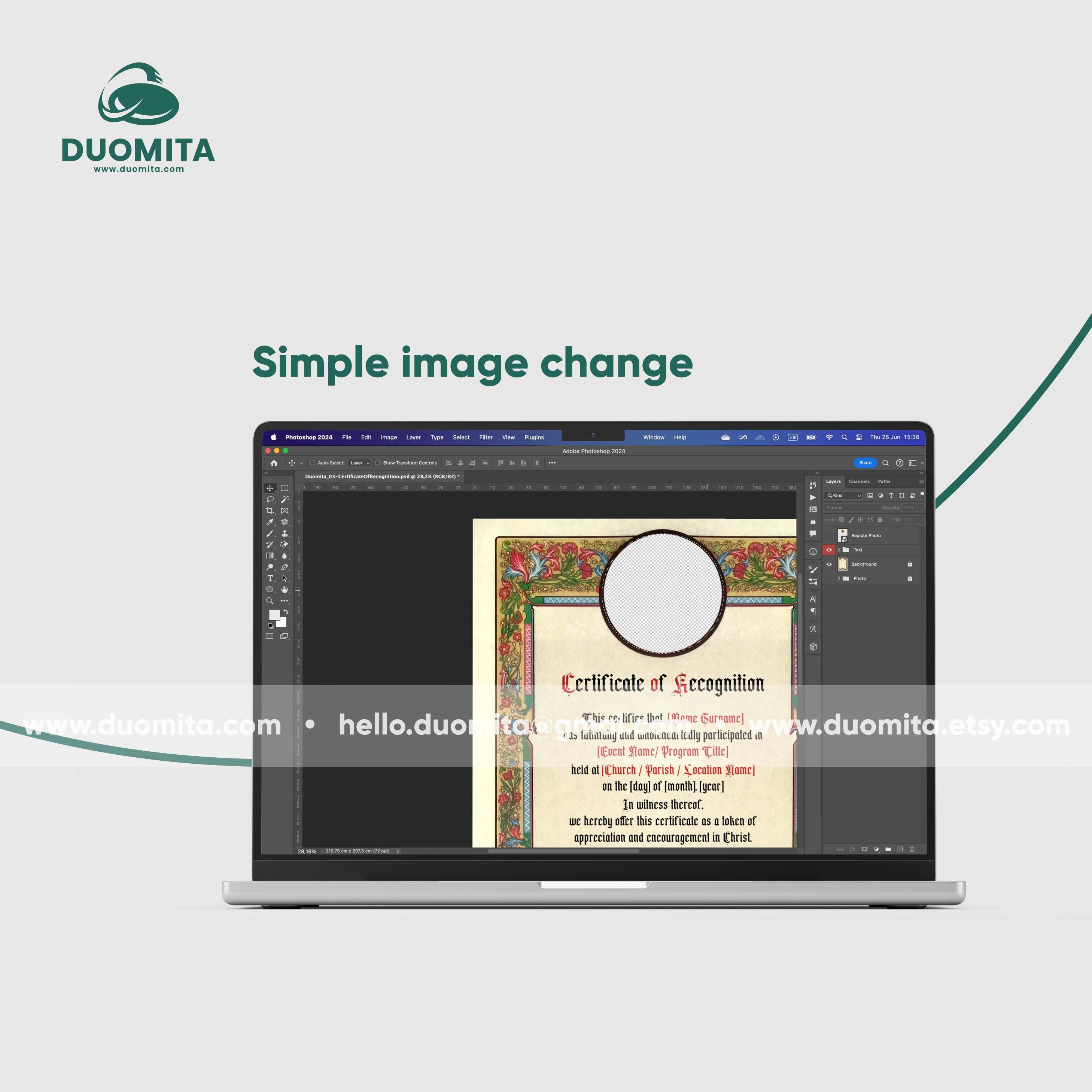 Catholic Certificate Border With Vatican Emblem | Editable PSD for ...
