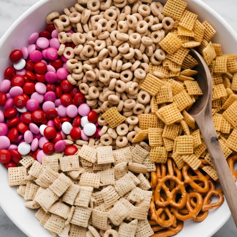 BEST RECIPE for Valentine Snack Mix Recipe Download. - Etsy
