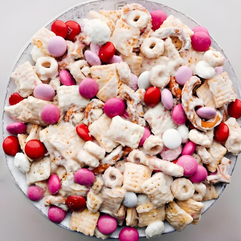 BEST RECIPE for Valentine Snack Mix Recipe Download. - Etsy
