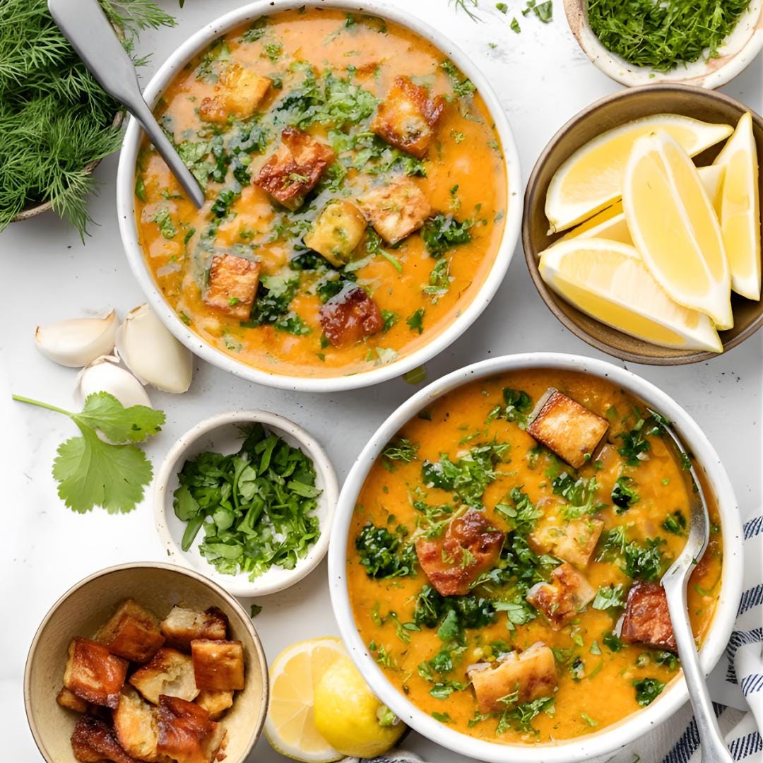 Easy Homemade Red Lentil Soup | Printable Soup Recipe | Quick Healthy ...