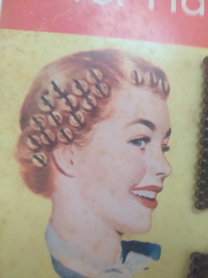 2 NOS 1950's-60's BOBBY PINS Vintage Sta-Rite No. 77 & Wil-Hold No. 270 ...