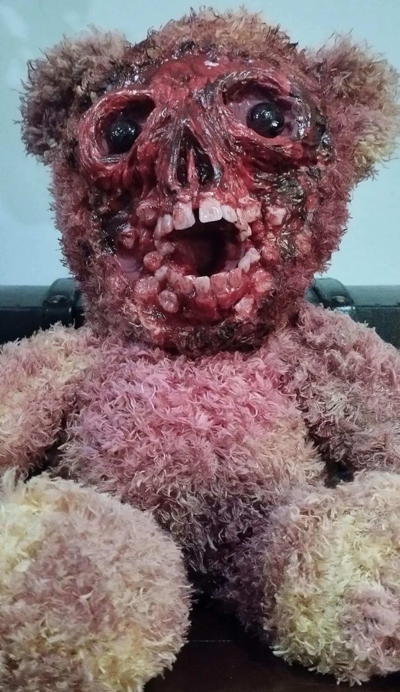 Horror Teddy Bear, Modified Teddy Bear, Bear, Terror, Stuffed Animal - Etsy