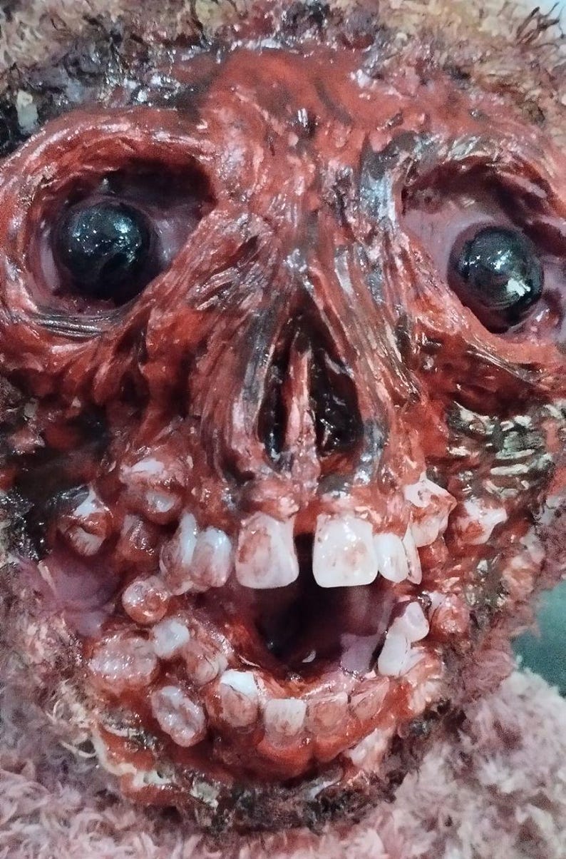Horror Teddy Bear, Modified Teddy Bear, Bear, Terror, Stuffed Animal - Etsy