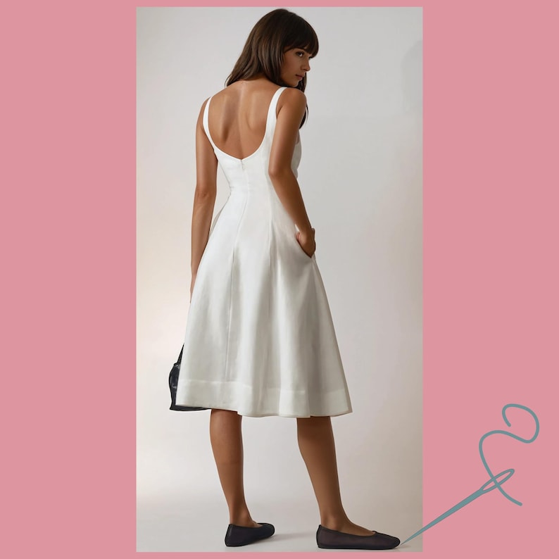 Linen Dress Sewing Pattern: Easy Beginner-friendly Design (sizes XS-5XL ...