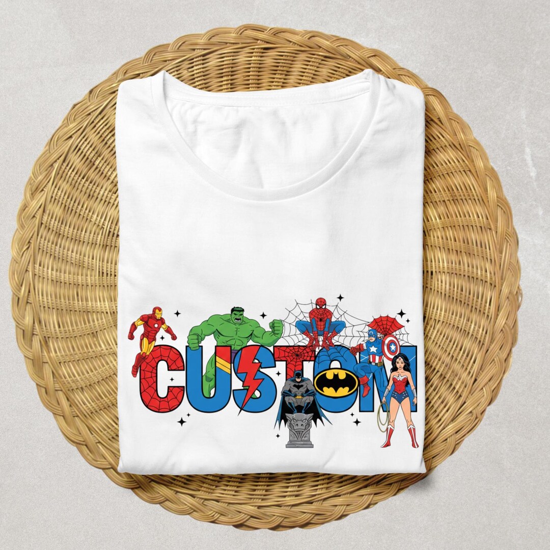 Custom Heroes PNG: Comic Style Name Art (digital Download) - Etsy