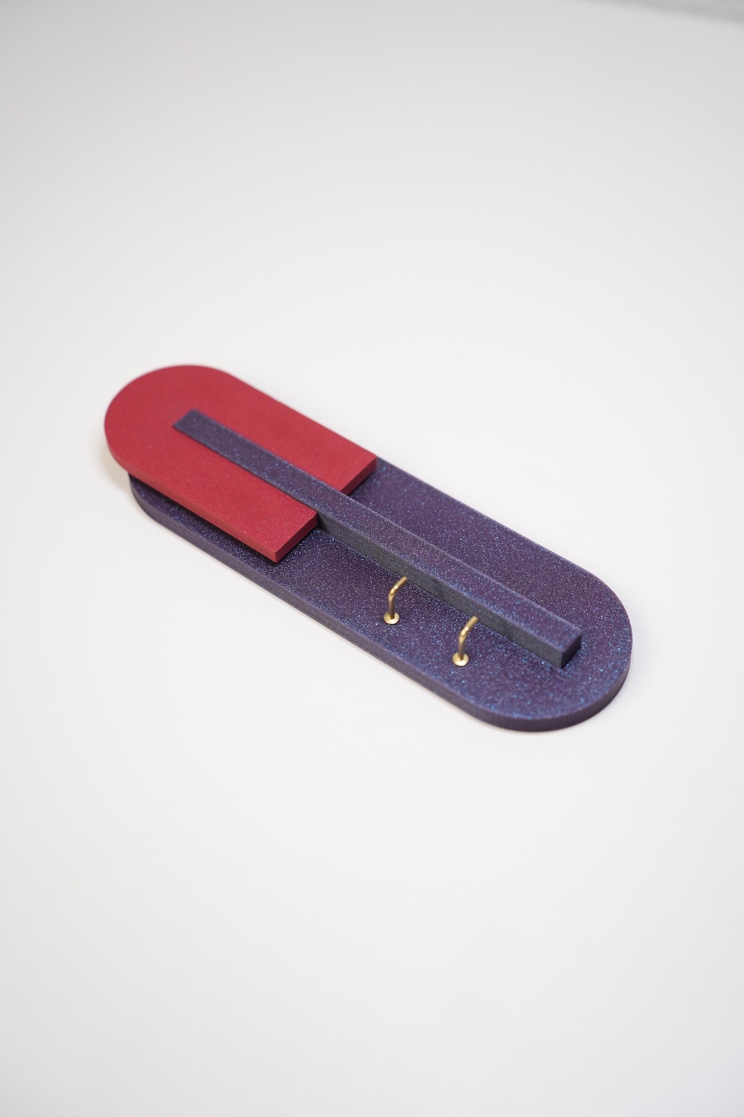 Key Holder Wall | 3d-printed Key Rack | Modern Key Organizer | Hallway ...