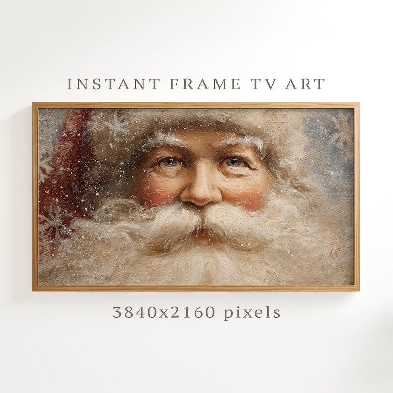 Santa Picture Frame - Etsy