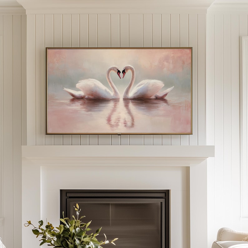 Valentine's Day Samsung Frame TV Art, Romantic Screensaver F545 - Etsy