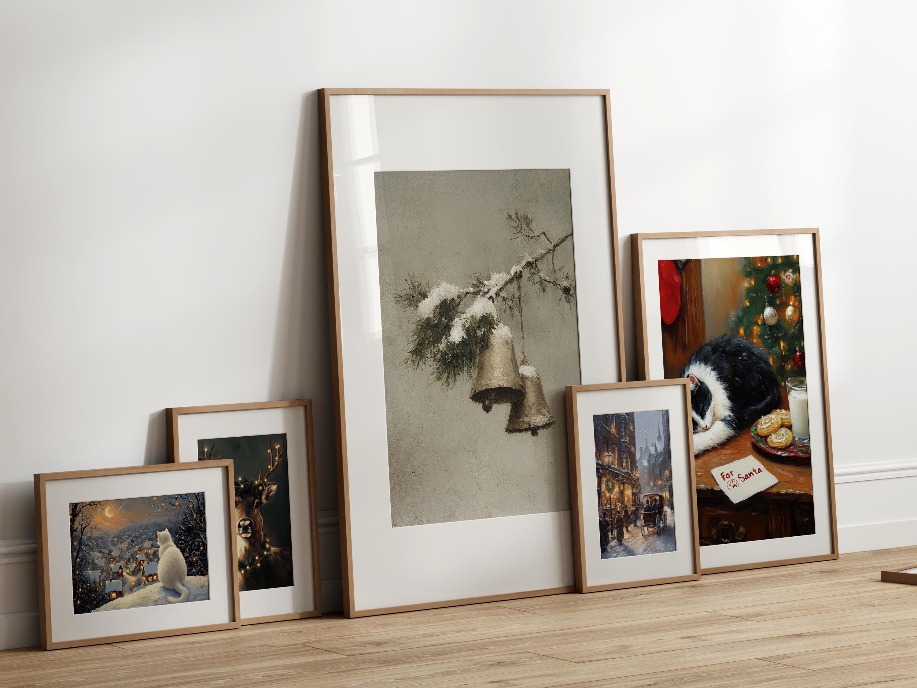 120 Christmas Prints, Winter Holiday Bundle, Printable Posters (digital ...