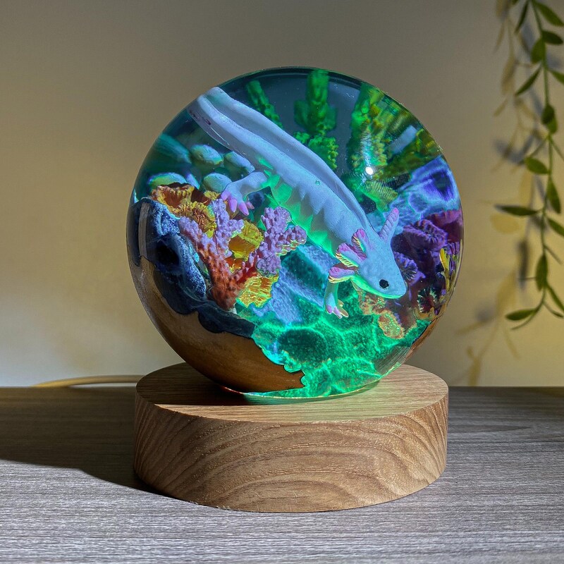 Led Resin Table - Etsy