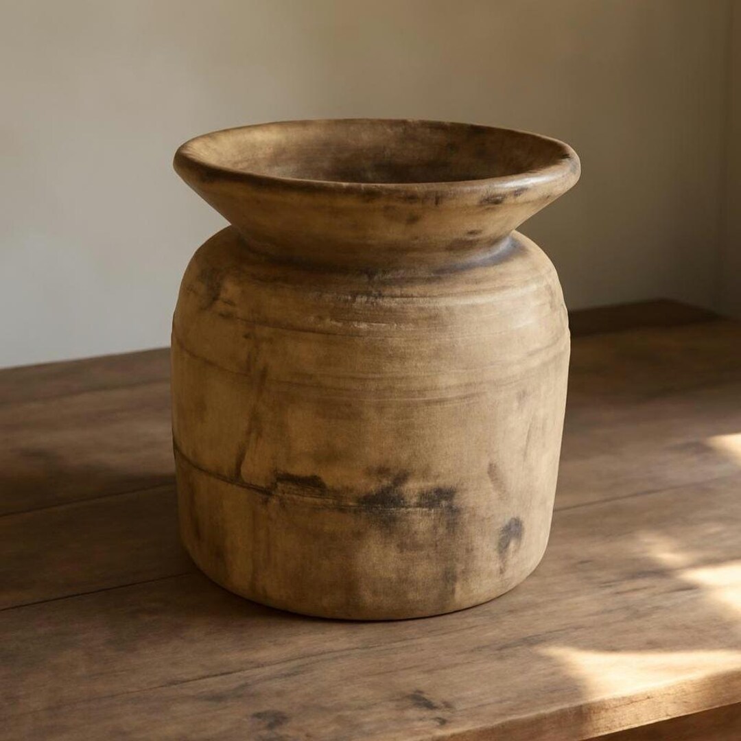 Hand-carved Wooden Pot: Medieval Game of Thrones Castlecore Decor - Etsy