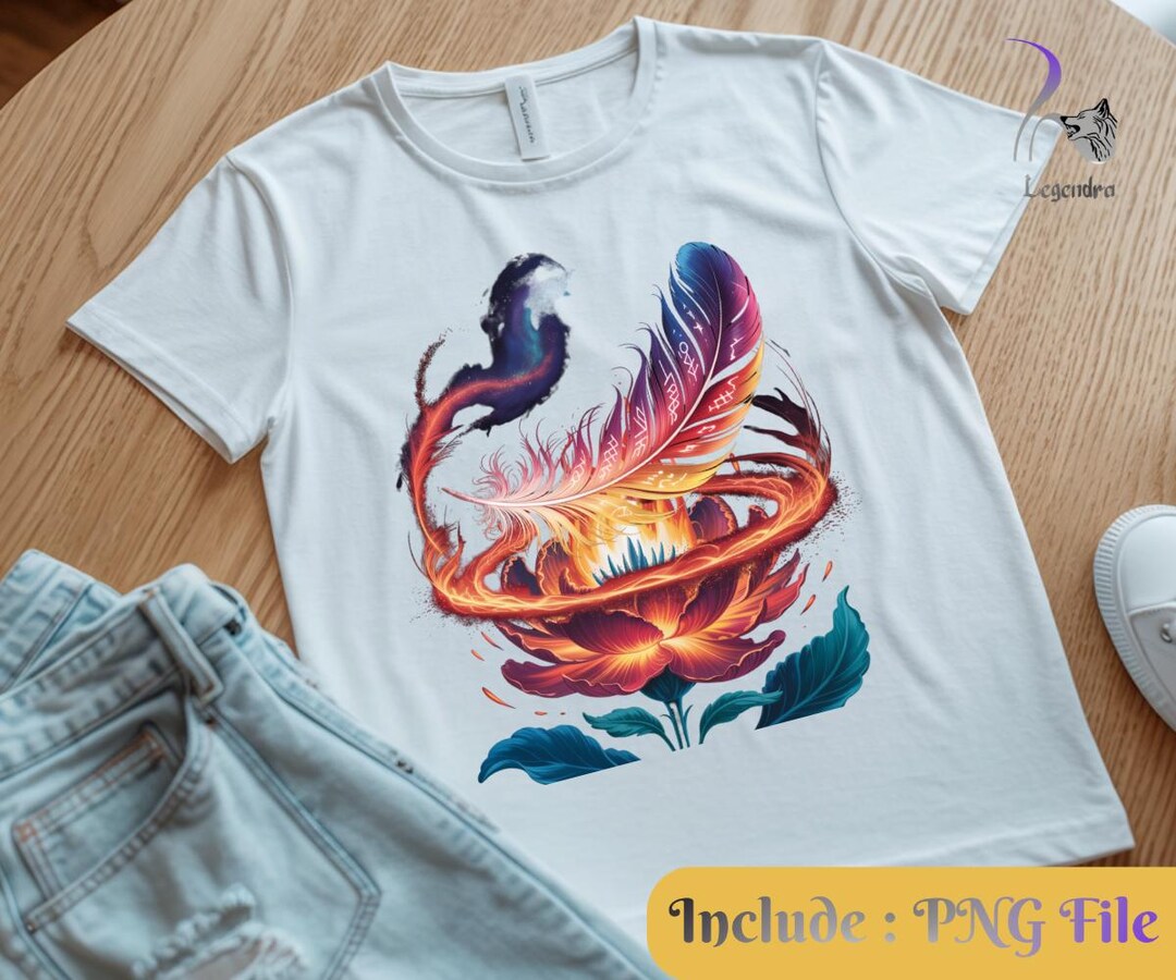 Phoenix Feather PNG | Eternal Flame Fantasy Clipart | Magical Fire Bird ...