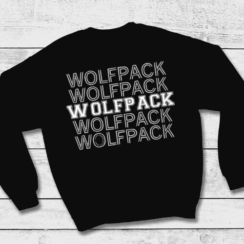 Wolfpack Paw Print SVG PNG DXF Mirrored Png Studio 3 - Etsy