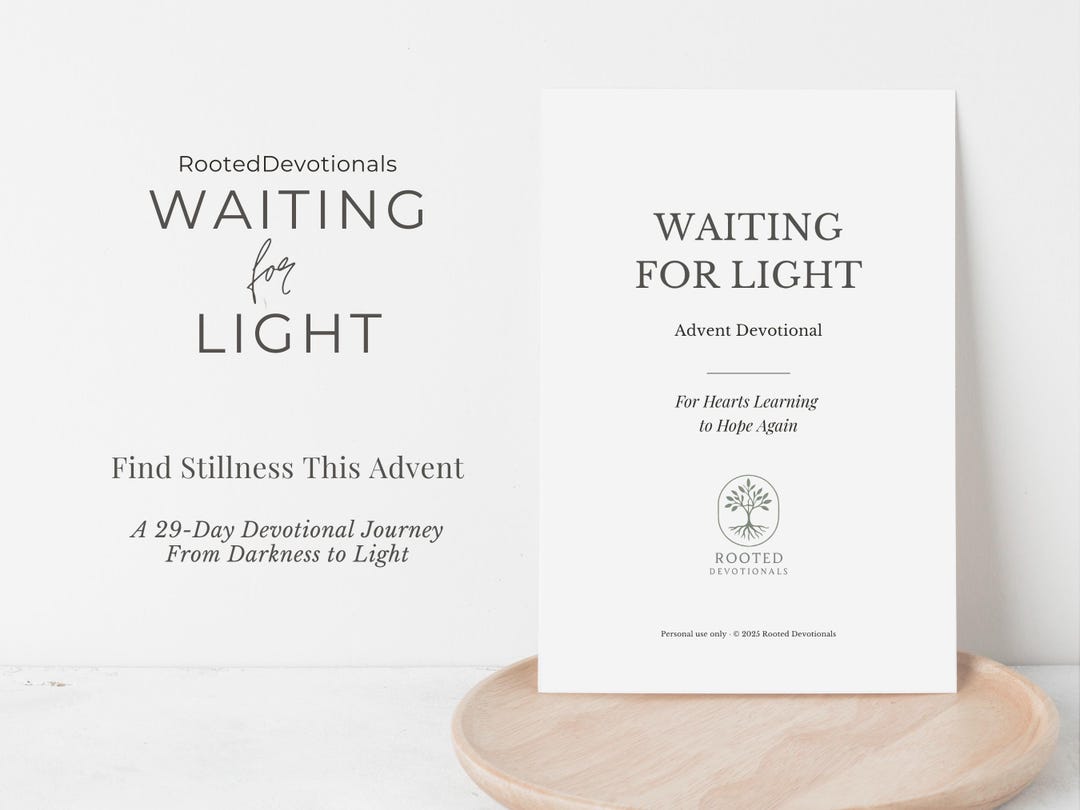 Waiting for Light: an Advent Devotional Journal | 29-day Printable ...