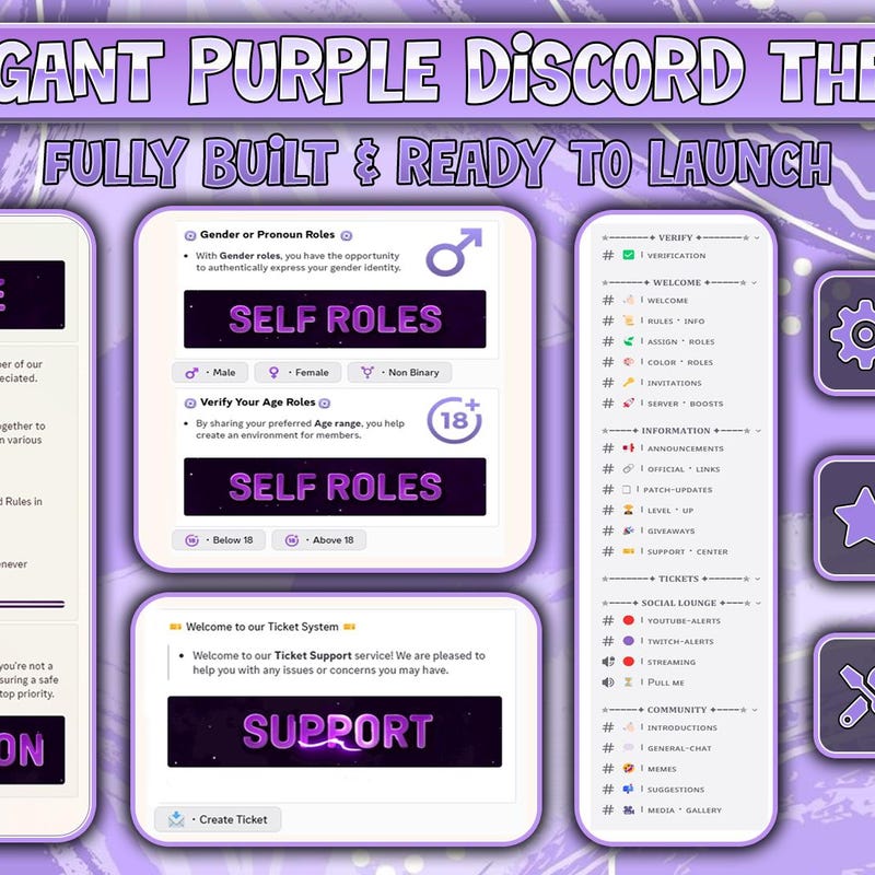 Discord Server Channel Decor - Etsy