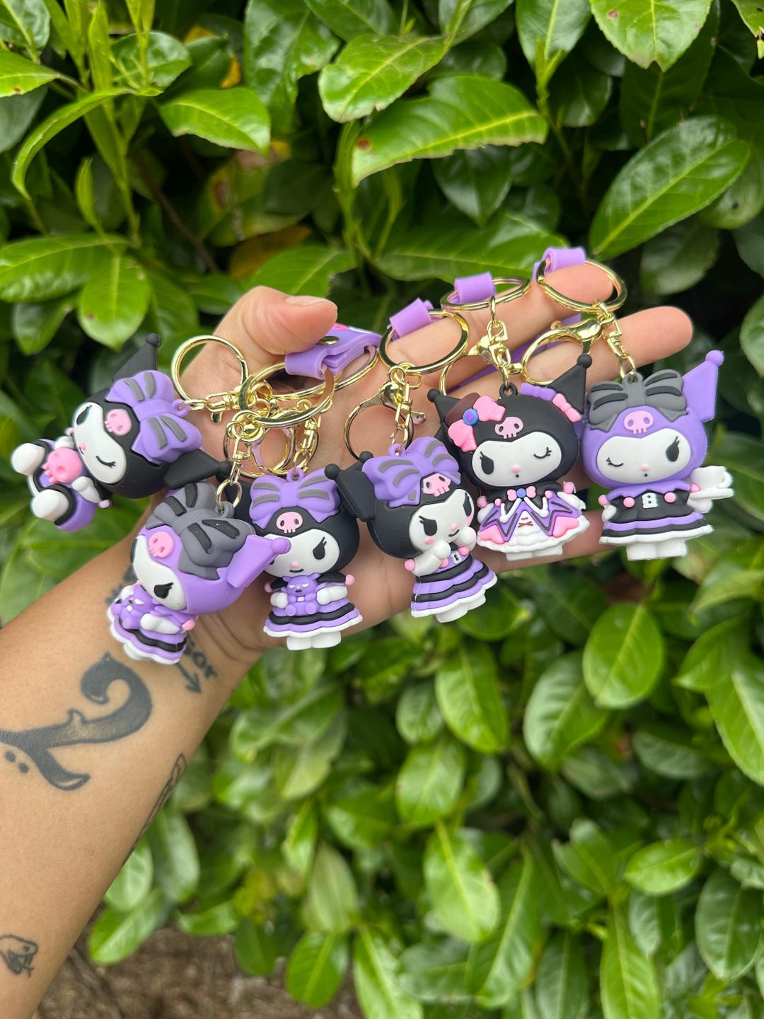 Kuromi Key Chain, Kuromi in a Dress - Etsy