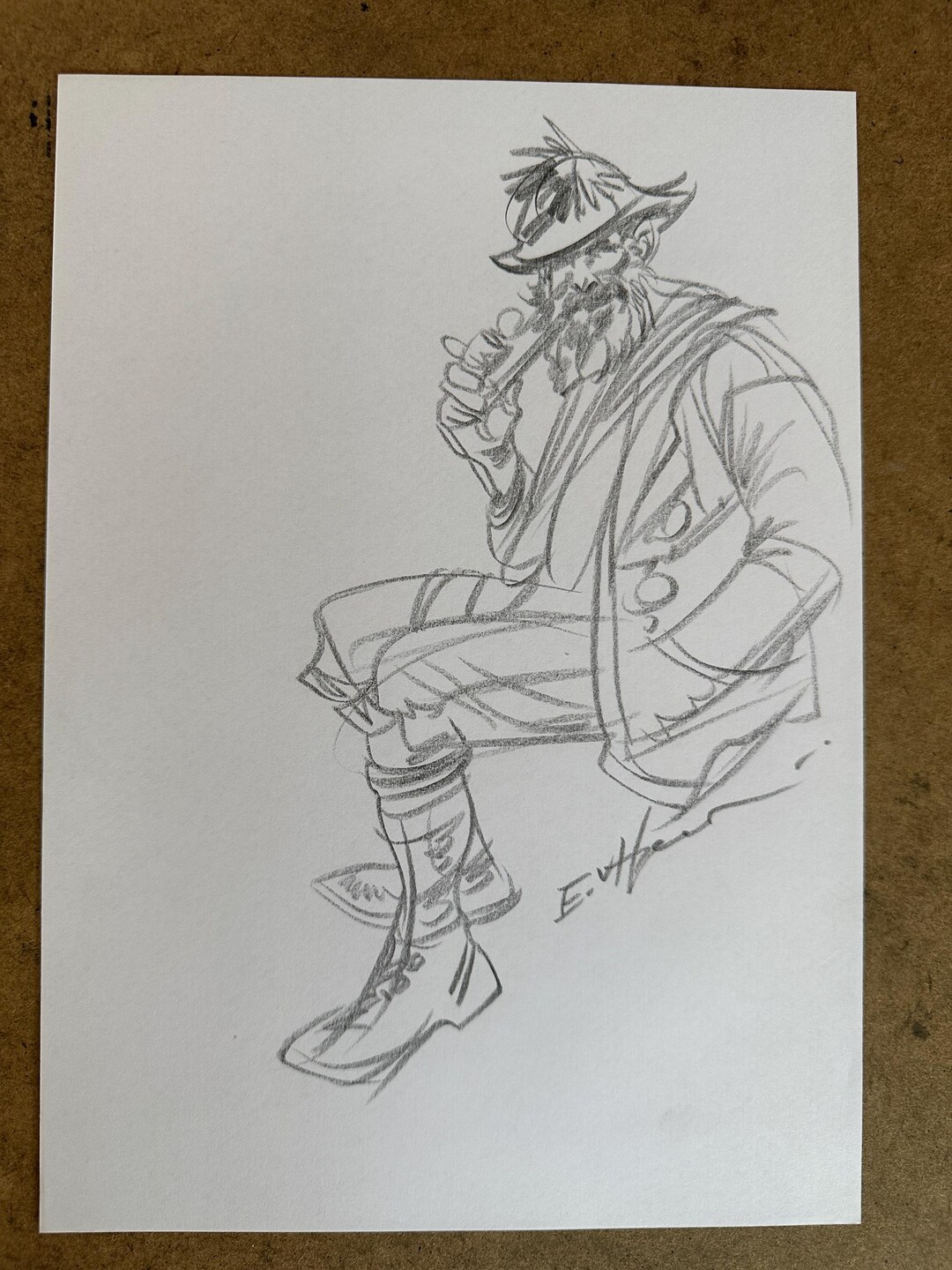 Storyteller – Original Pencil Sketch by Utkan Gorguc – One of a Kind ...