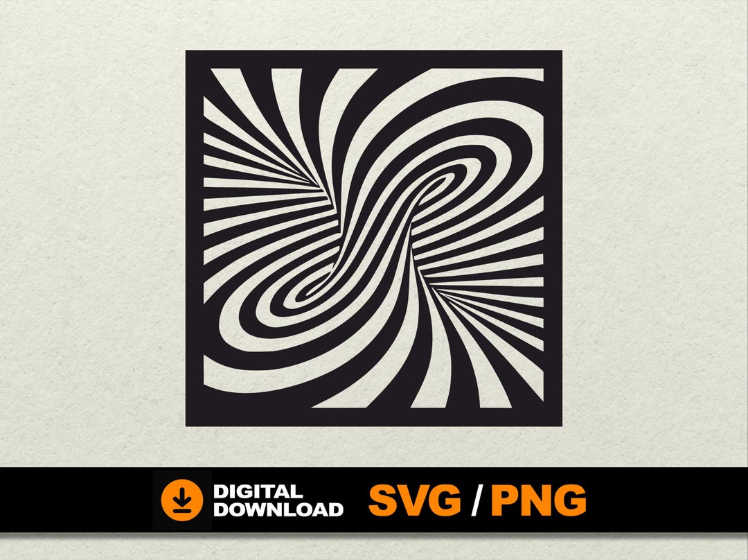 Lllusion Decor Svg, Optical Illusion Svg, Eye Delusion Ilusion, Wall ...