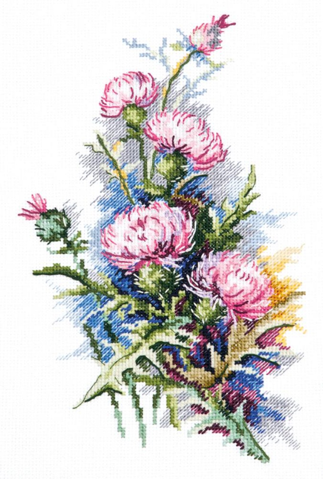 Counted Cross-stitch Kit - Thistle by Magic Needle 40-47. Thistle ...