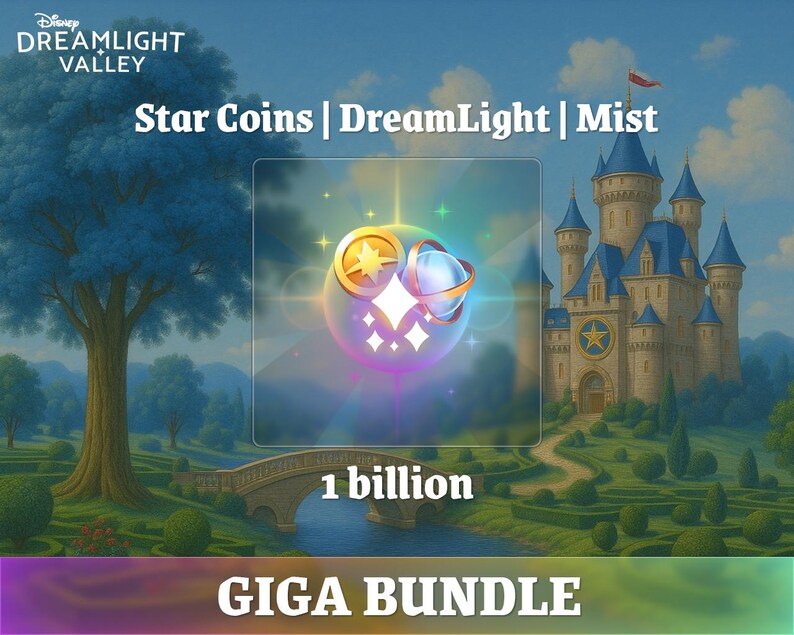 Dreamlight Valley | Giga Bundle [1 Billion of Star Coin | Dreamlight ...