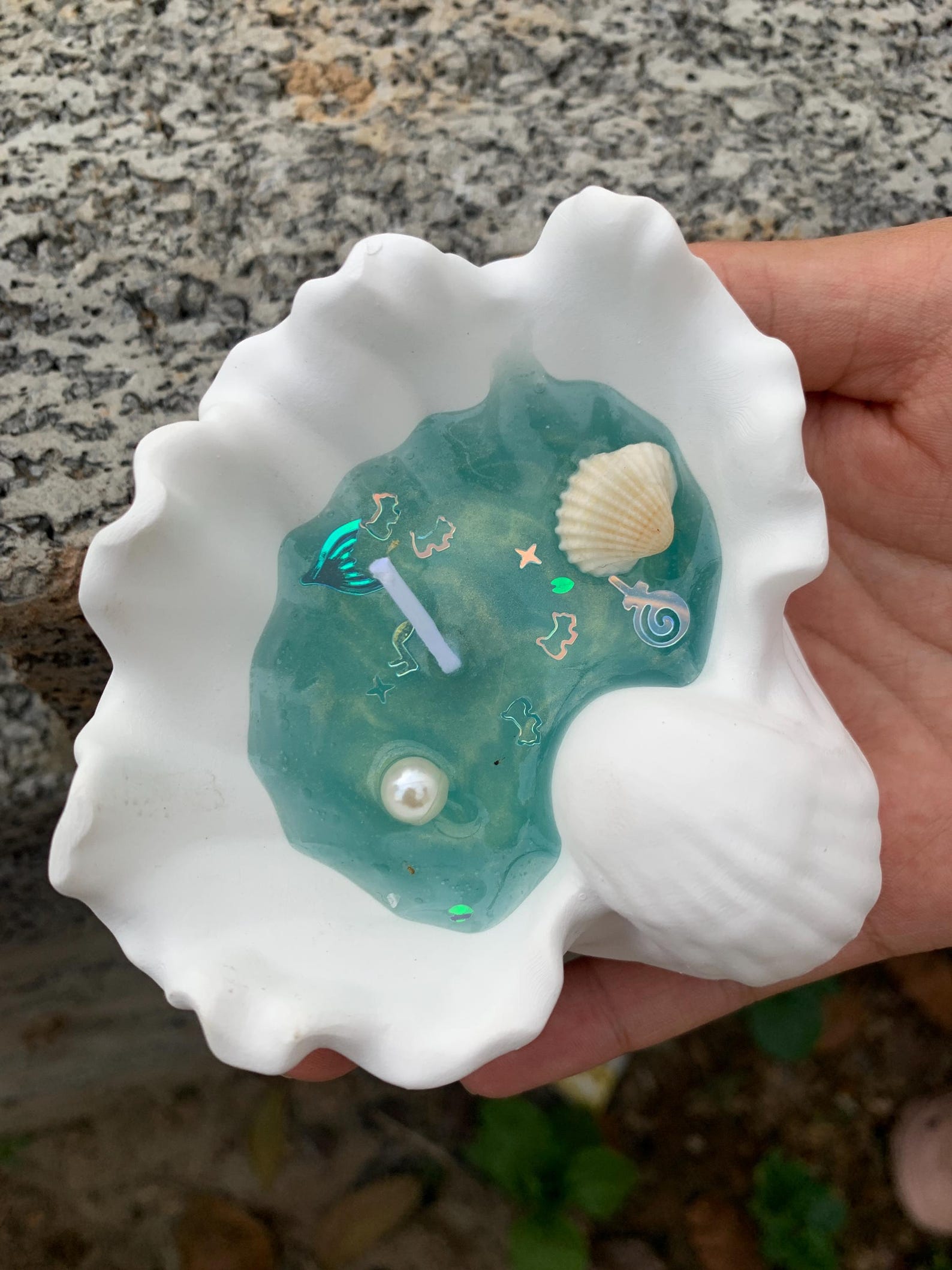 Seashell Scented Candle | Gift for the Sea Lover - Etsy