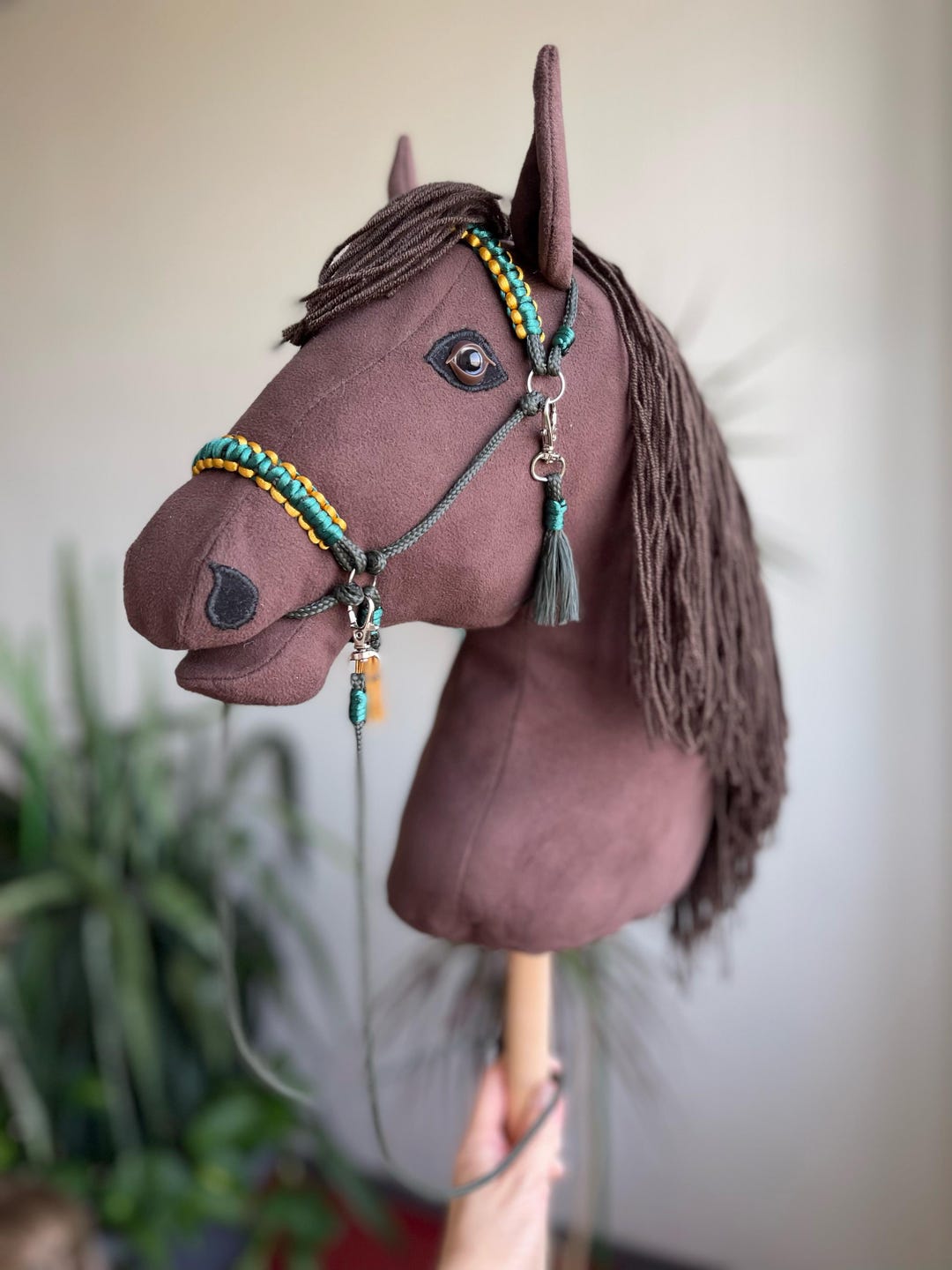 Handmade Stick Horse for Kids – Personalized Galloping Toy – Custom ...